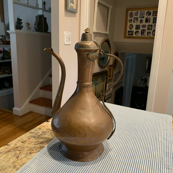 Accents | Rare Antique Islamic Copper Jug Pitcher | Poshmark